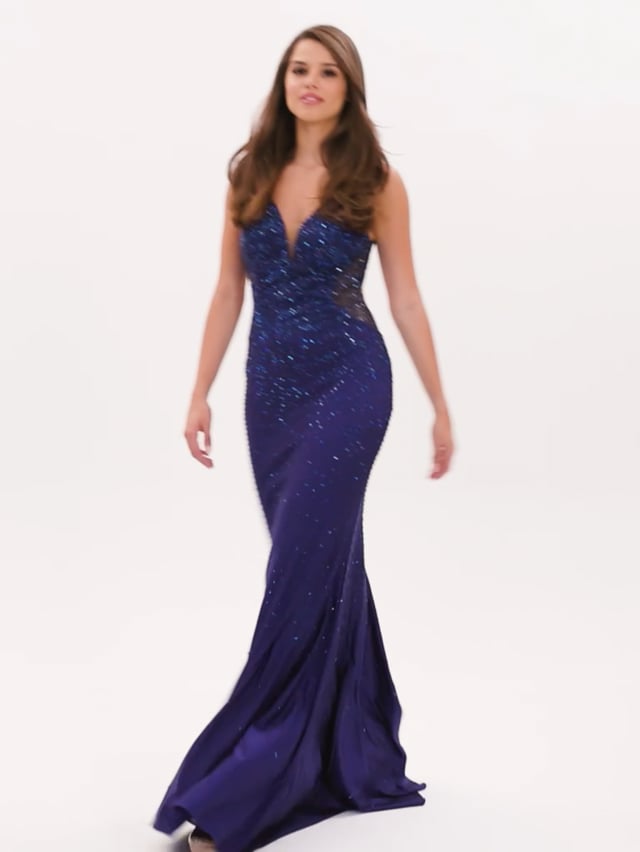 Faviana Glamour Open Back Prom Dress S10500 – Terry Costa